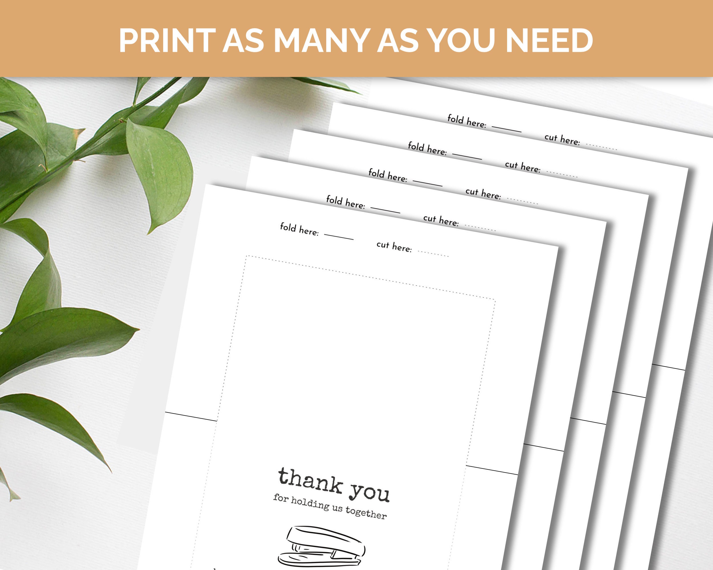 Administrative Professionals Day Card, Printable Thank You Card to Give ...