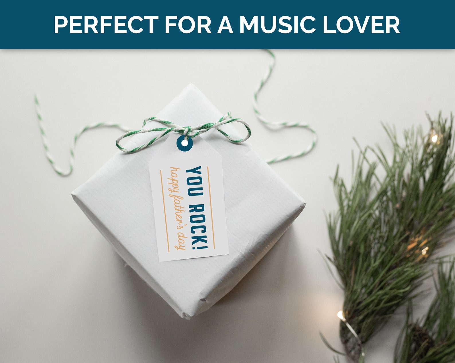 Printable Gift Tags for Fathers Day Music Theme Gift Tags - Etsy