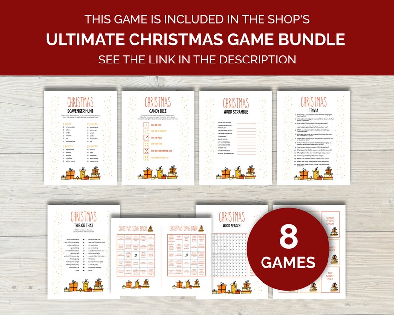 Christmas Printable This or That Game, Winter This or That Game for ...