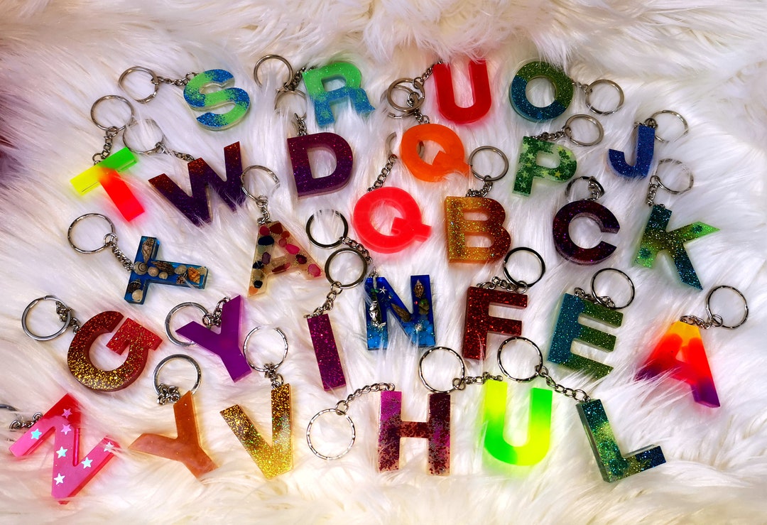 Alphabet ABC Name Keychain Pendant Pocket Tree Tree Disc Ocean Gift ...