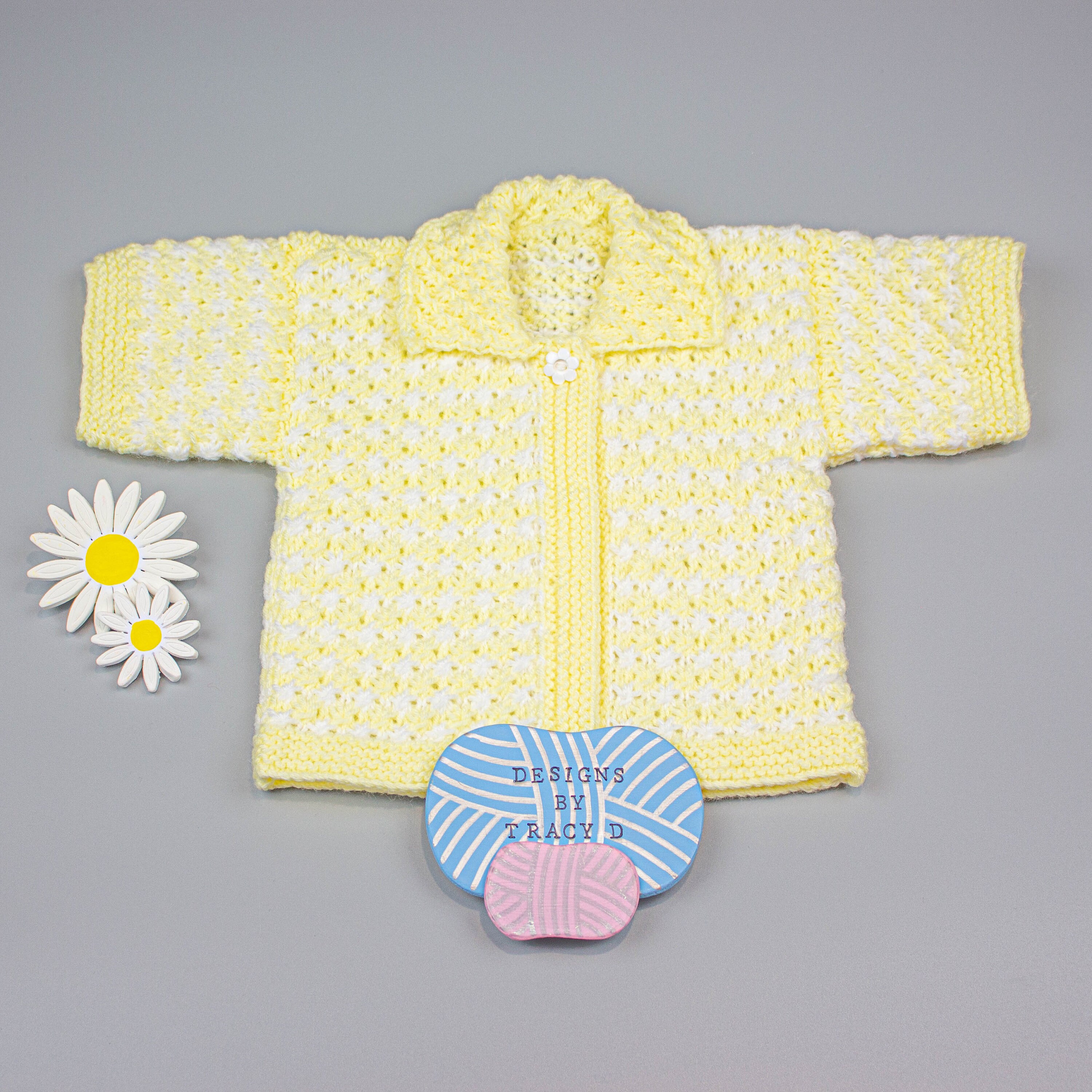 Baby Short Sleeve Cardigan PDF Knitting Pattern - Etsy