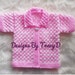 Baby Short Sleeve Cardigan PDF Knitting Pattern - Etsy