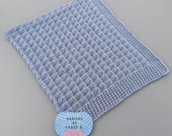 Baby Blanket Pram Cover Knitting Pattern Vintage PDF Instant Download ...