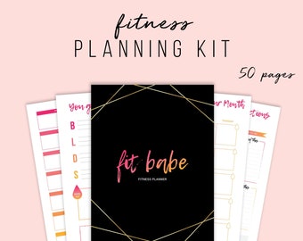 Fitness planner | Etsy