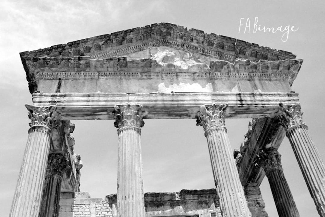 Photography of Tunisia, Tunis, Carthage, Ruins of Dougga, Atmosphere ...