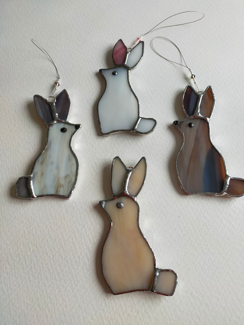 Stained Glass Rabbit - Etsy