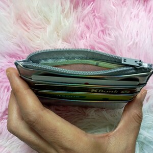 Holographic Card Case, Hologram ID Holder Wallet, Metallic, Iridescent ...