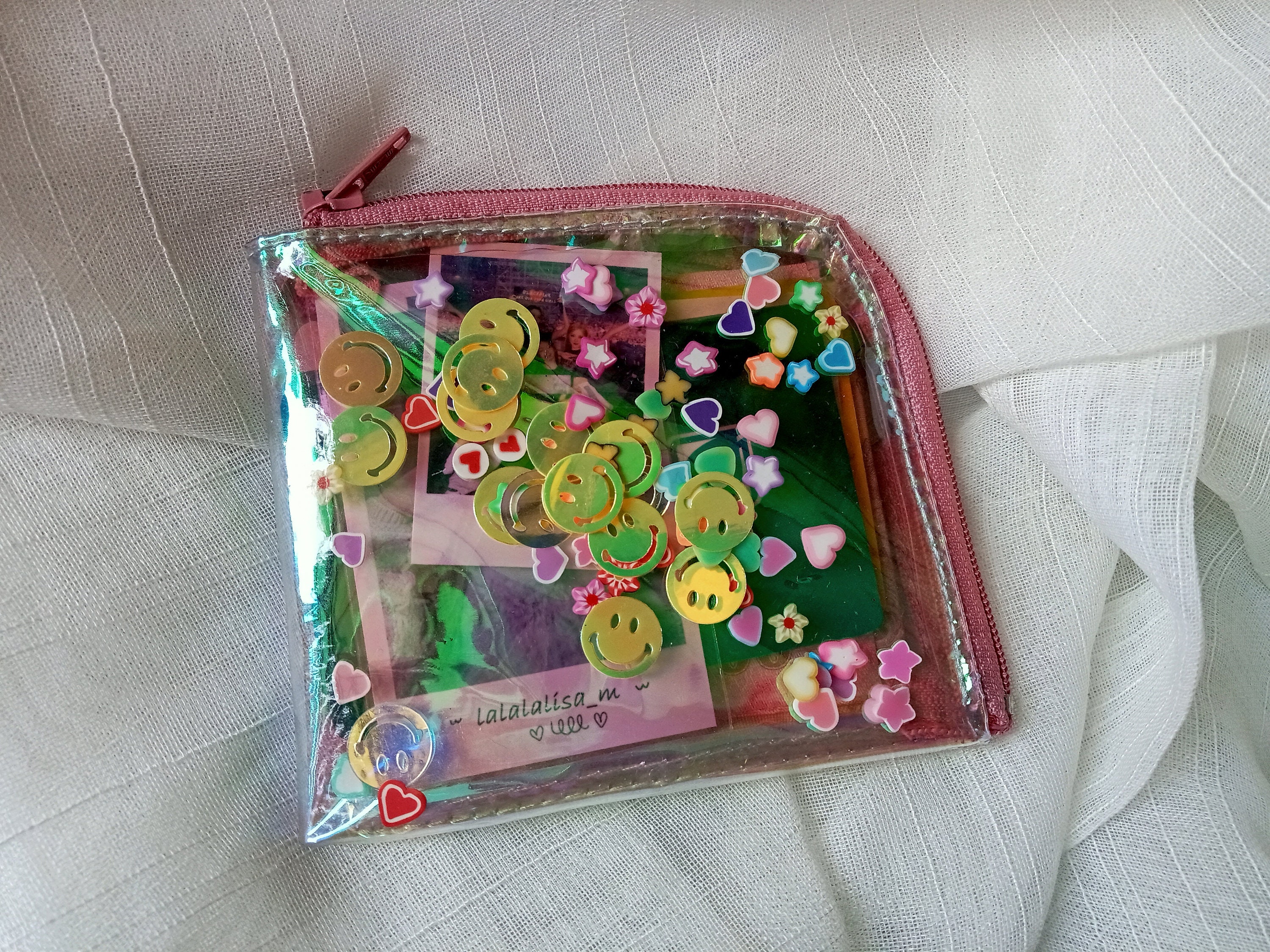 Glitter Hologram Wallet, Iridescent Coin Purse, Holographic Wallet ...