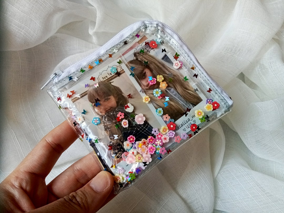 Glitter Clear Wallet, Transparent Coin Purse, Clear Pouch, Jelly Wallet ...