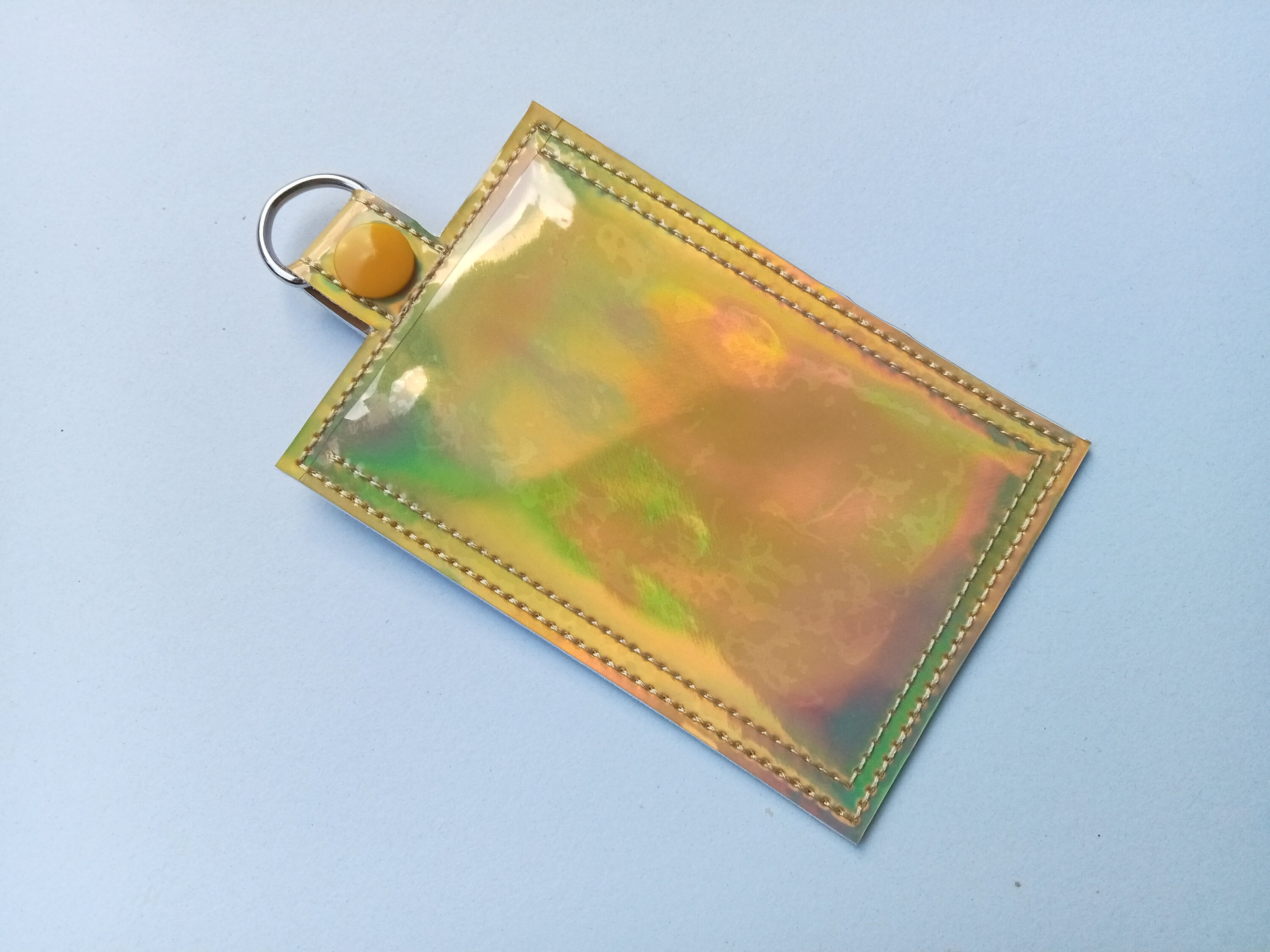 Holographic Glitter ID Badge Holder: Key Card Lanyard - Etsy