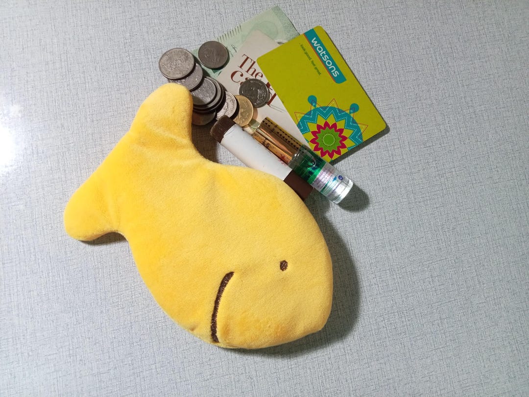 Fish Cracker Coin Purse, Fish Snack Coin Pouch, Fish Wallet, Cute ...