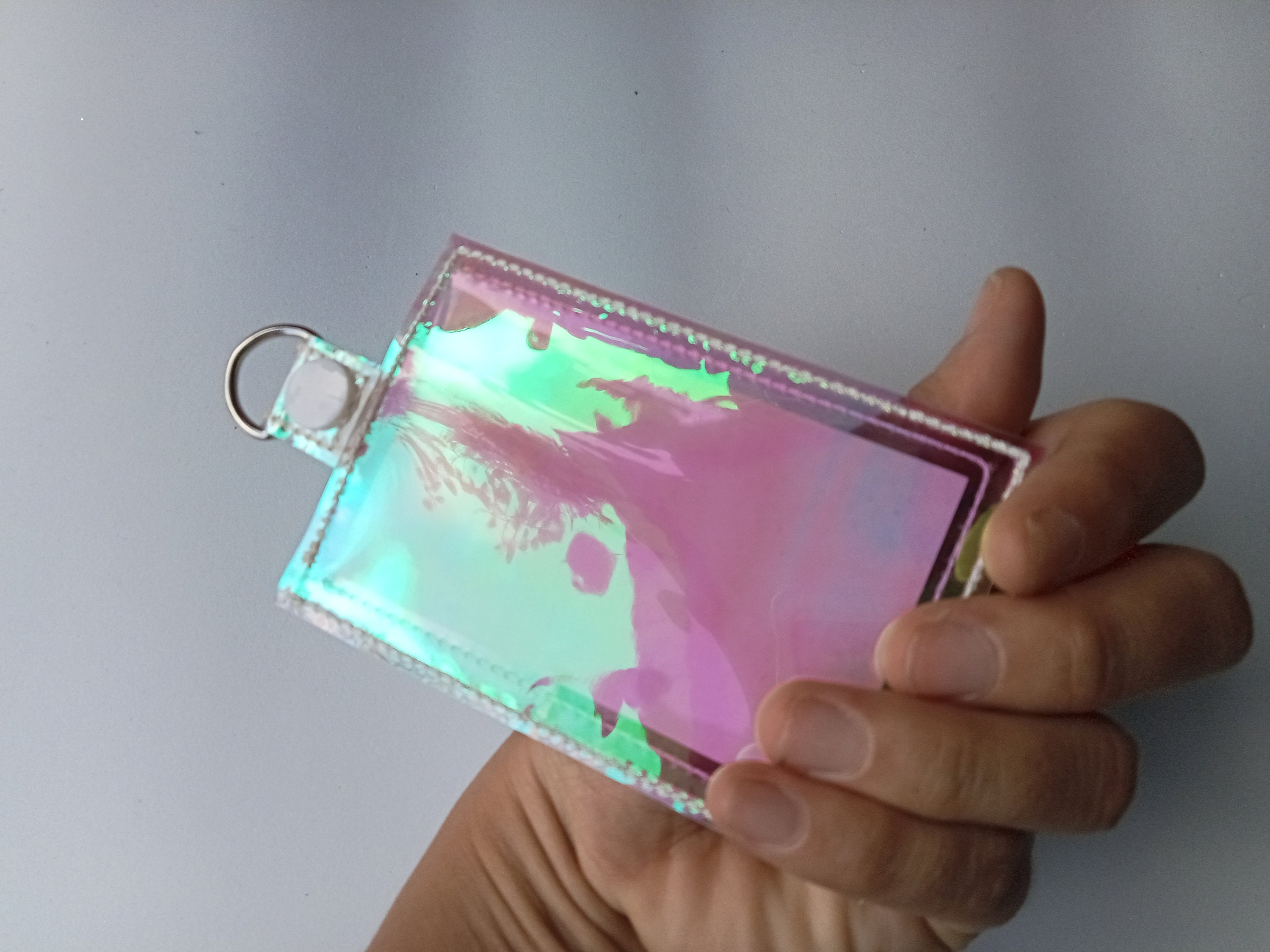 Hologram ID Badge Key Card ID Badge Holder Gitter Badge - Etsy
