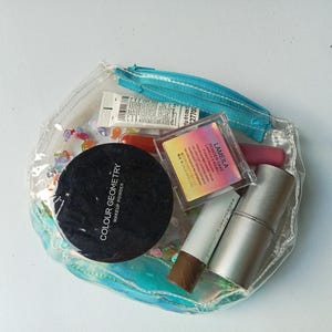 Tiny Fish Bowl Glitter Clear Wallet, Transparent Coin Purse, Clear ...