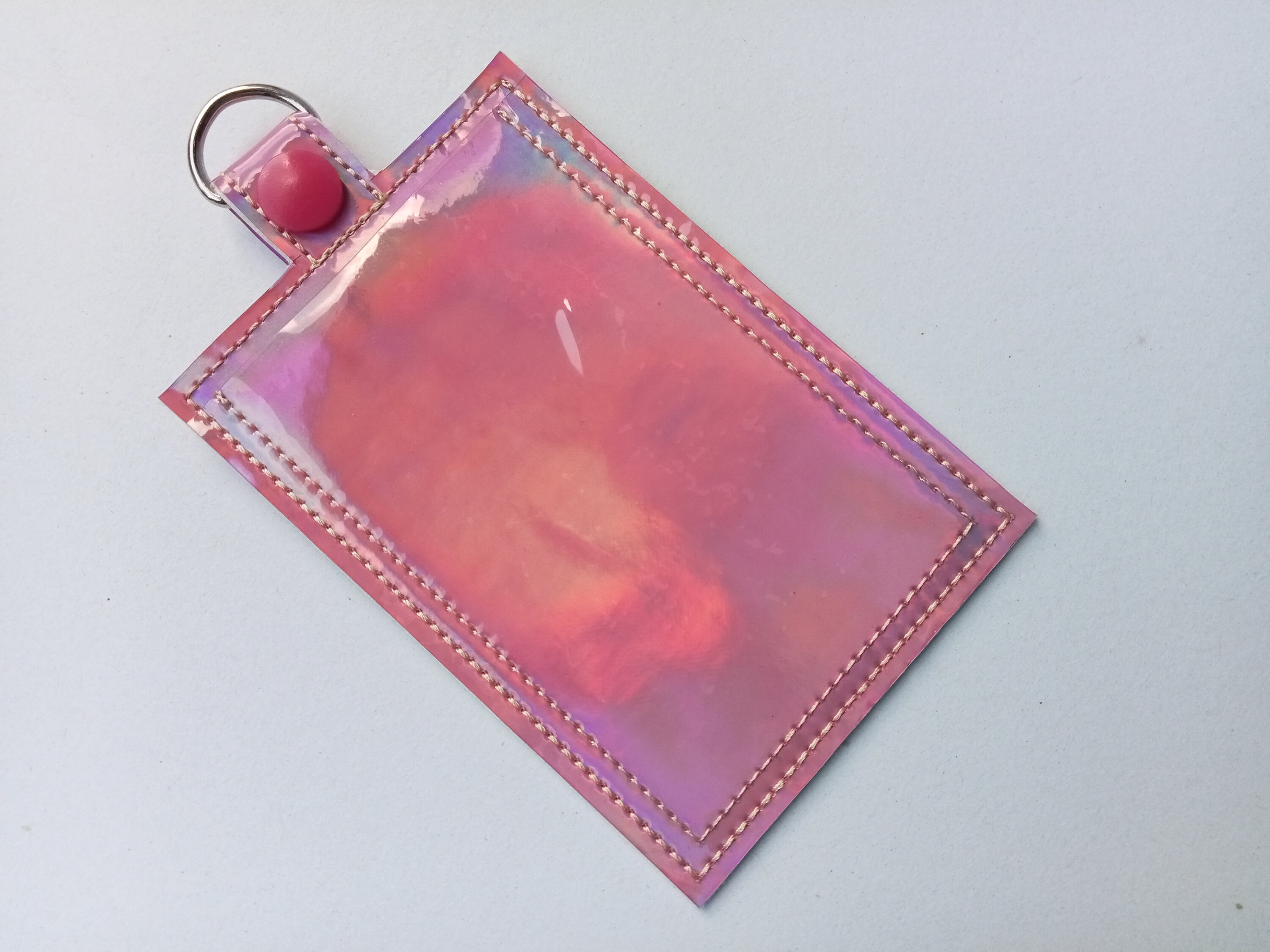 Holographic Glitter ID Badge Holder: Key Card Lanyard - Etsy