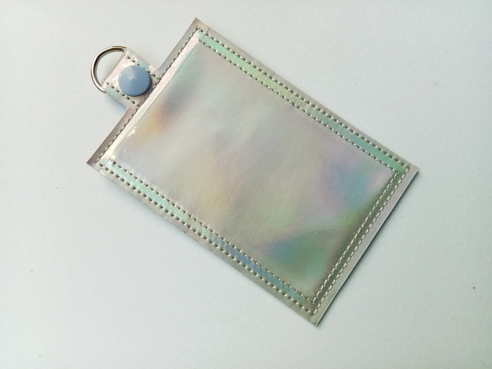 Holographic Glitter ID Badge Holder: Key Card Lanyard - Etsy