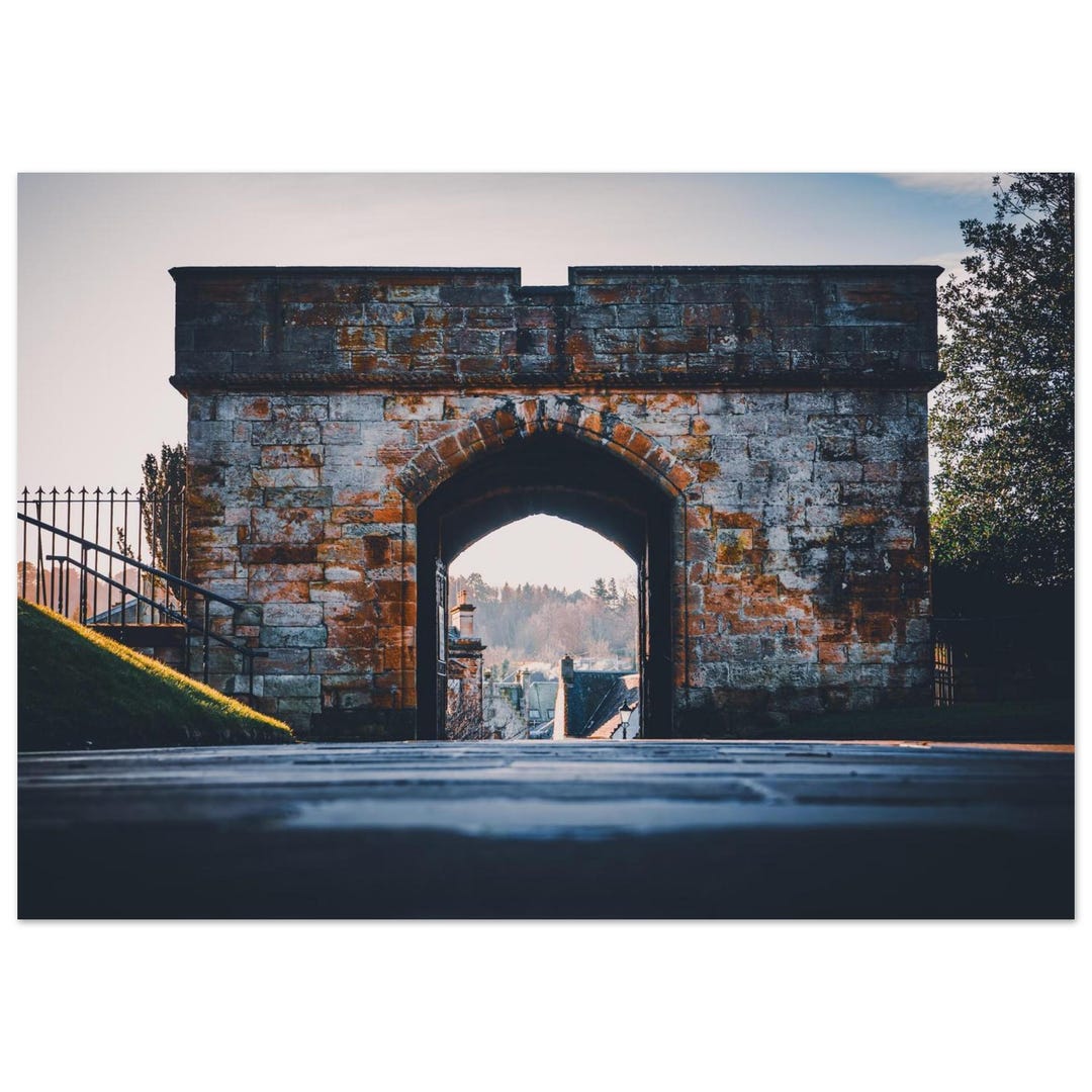Linlithgow Palace Gate Sunrise: Scotland Landscape Photography Print - Etsy
