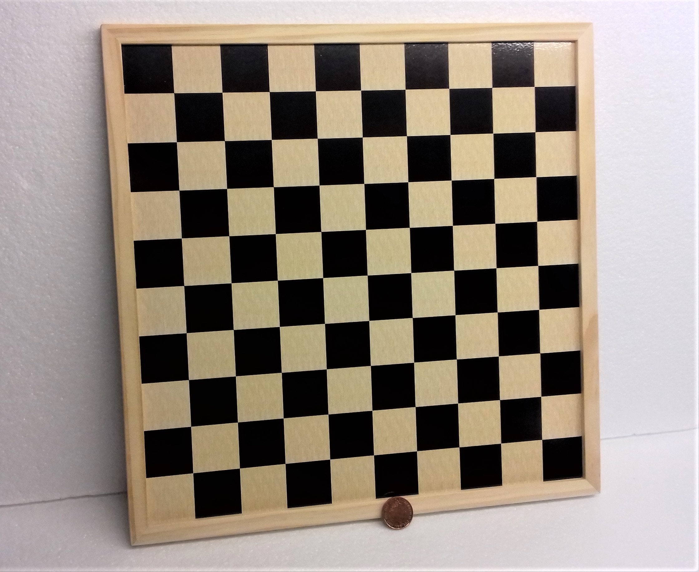 Double Sided Chess/international Draughts Board 39.6 Cm Square - Etsy UK