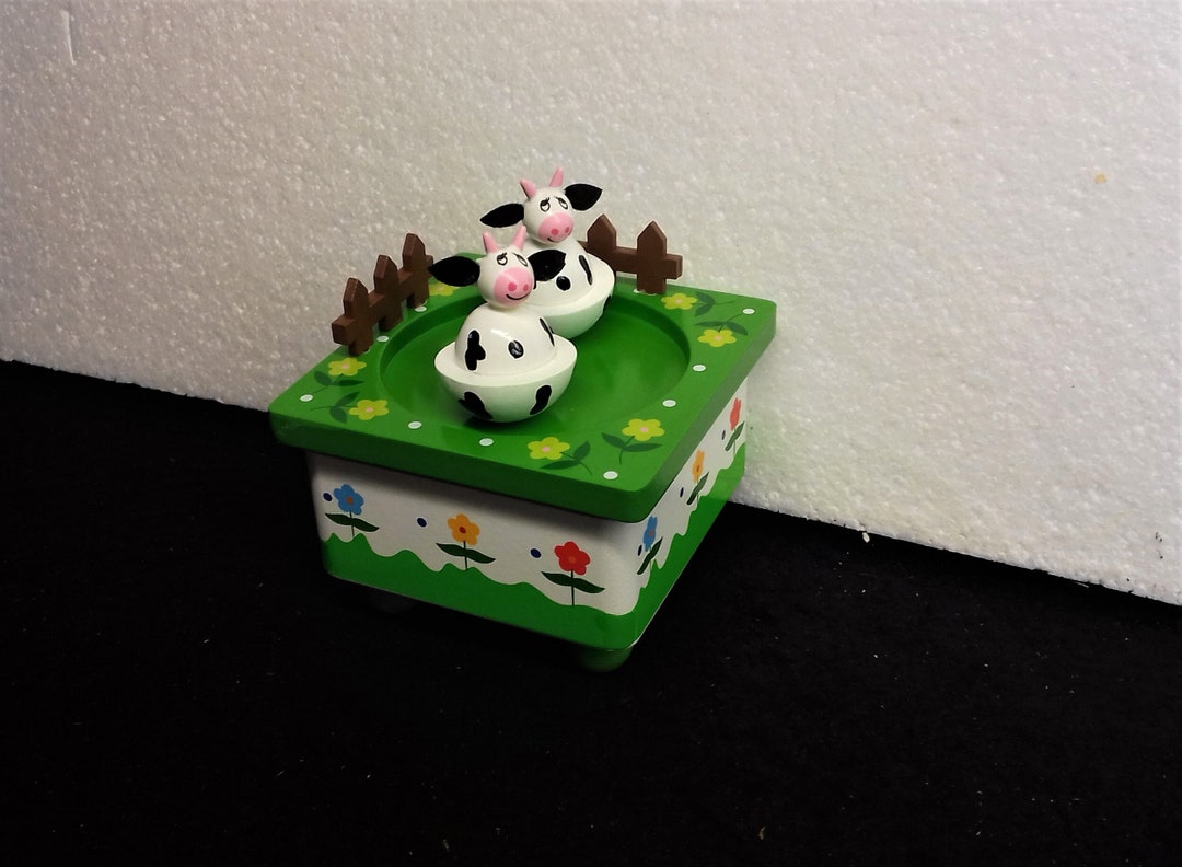 Dancing Cows Music Box - Etsy