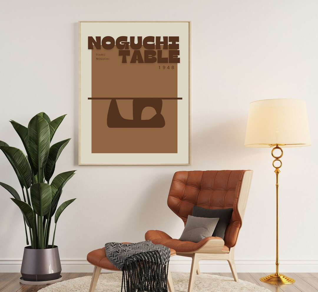 Noguchi Table | Mid-century Modern Wall Art | Famous Retro Furniture ...