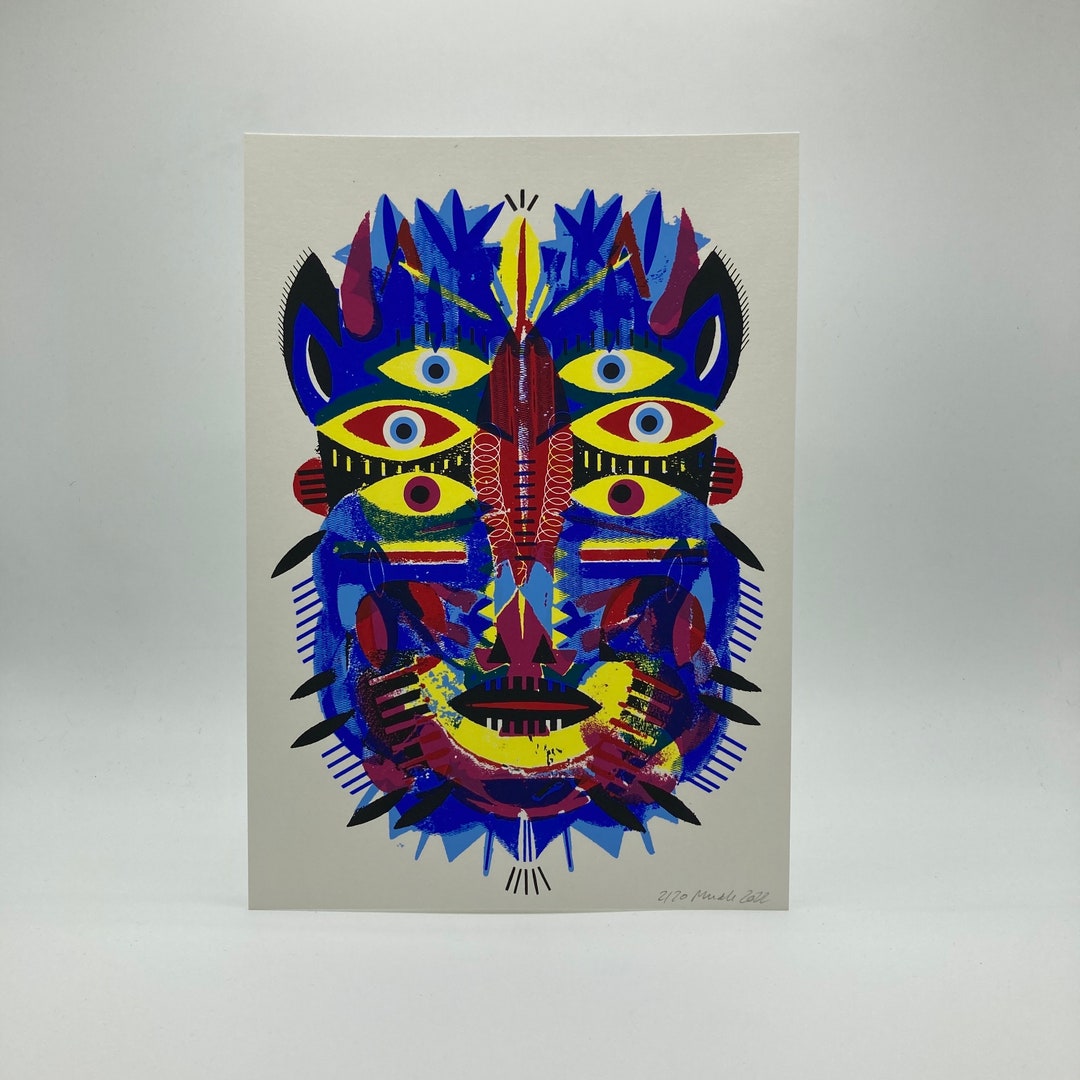 Screenprint/silkscreen may-mask - Etsy