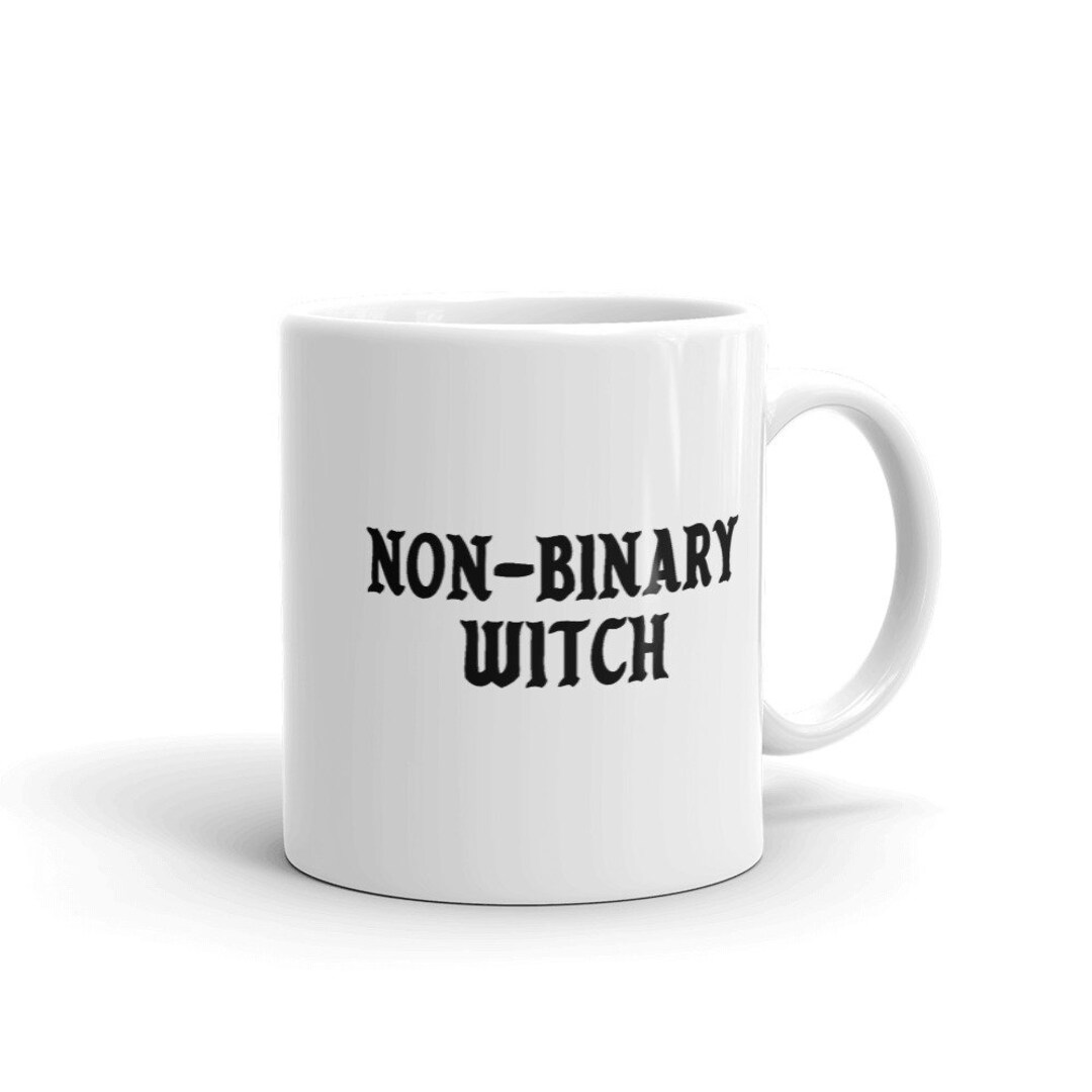 Non-binary Witch LGBTQIA Pride Halloween Mug - Etsy