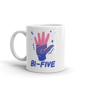 Bi-five High Five Mug Bisexual LGBT Bi Pride Flag Cup - Etsy