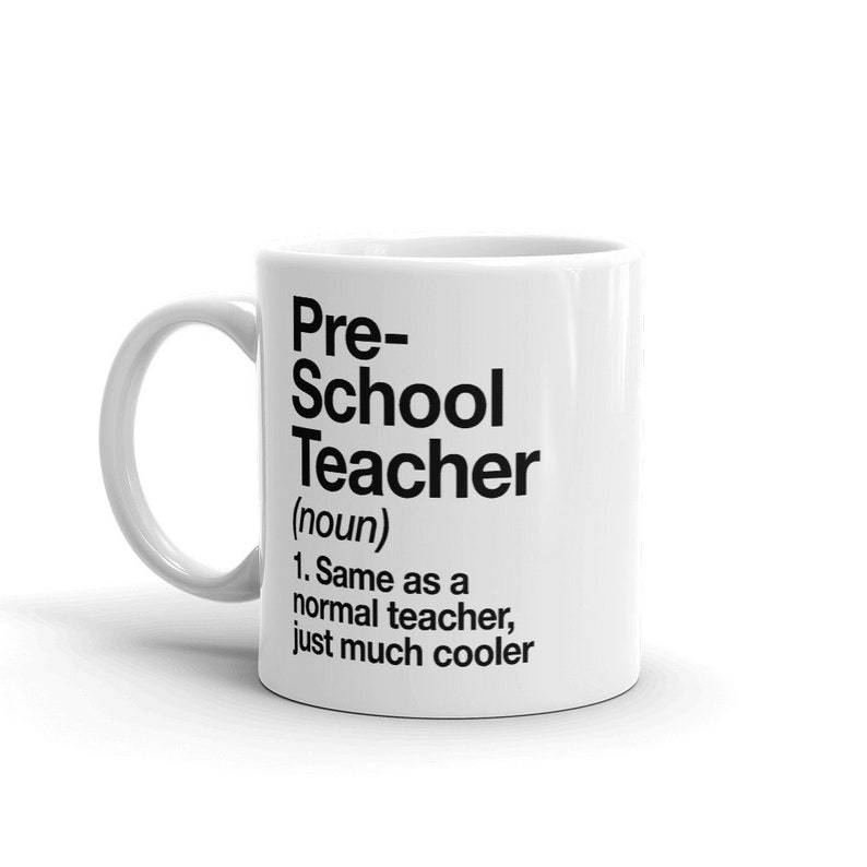 Preschool Teacher Definition Funny Pre kindergarten Gift Mug Etsy Preschool Teacher Definition Funny Pre kindergarten Gift Mug Etsy