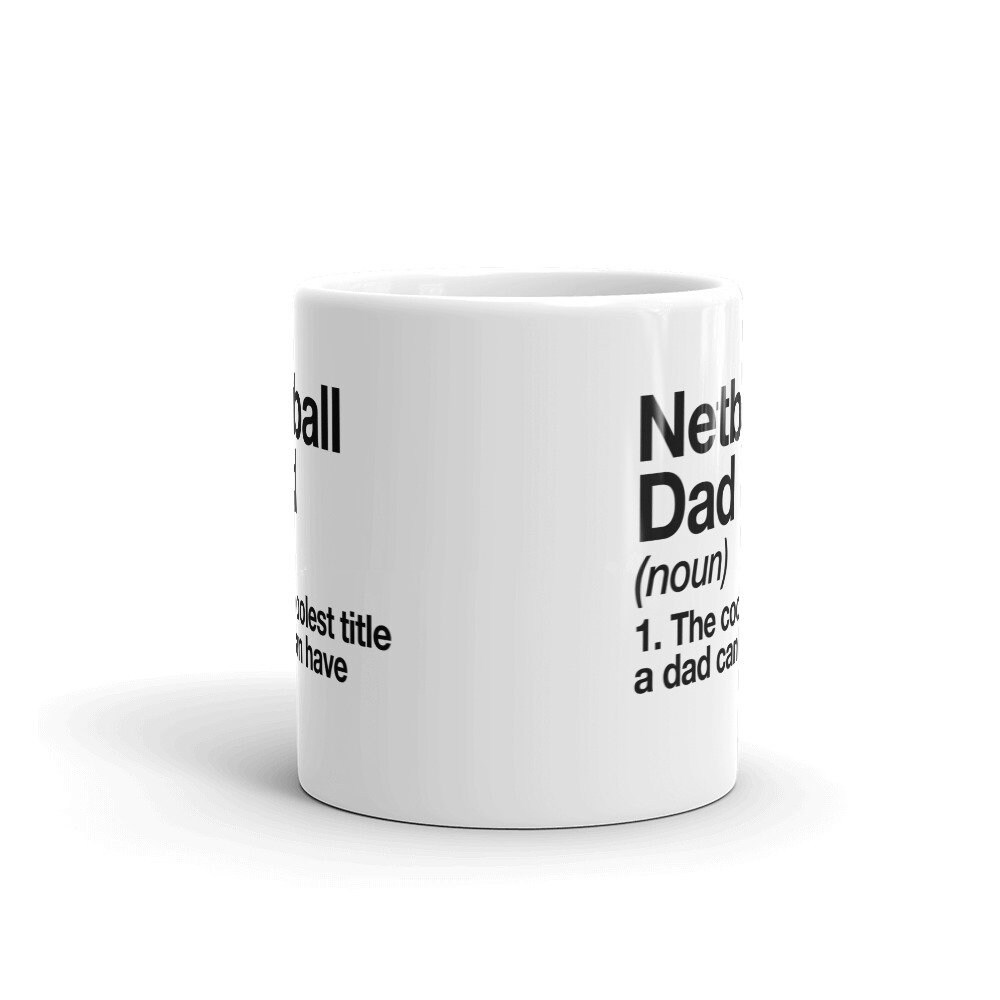 Netball Dad Definition Mug Funny Sports Cup | Etsy