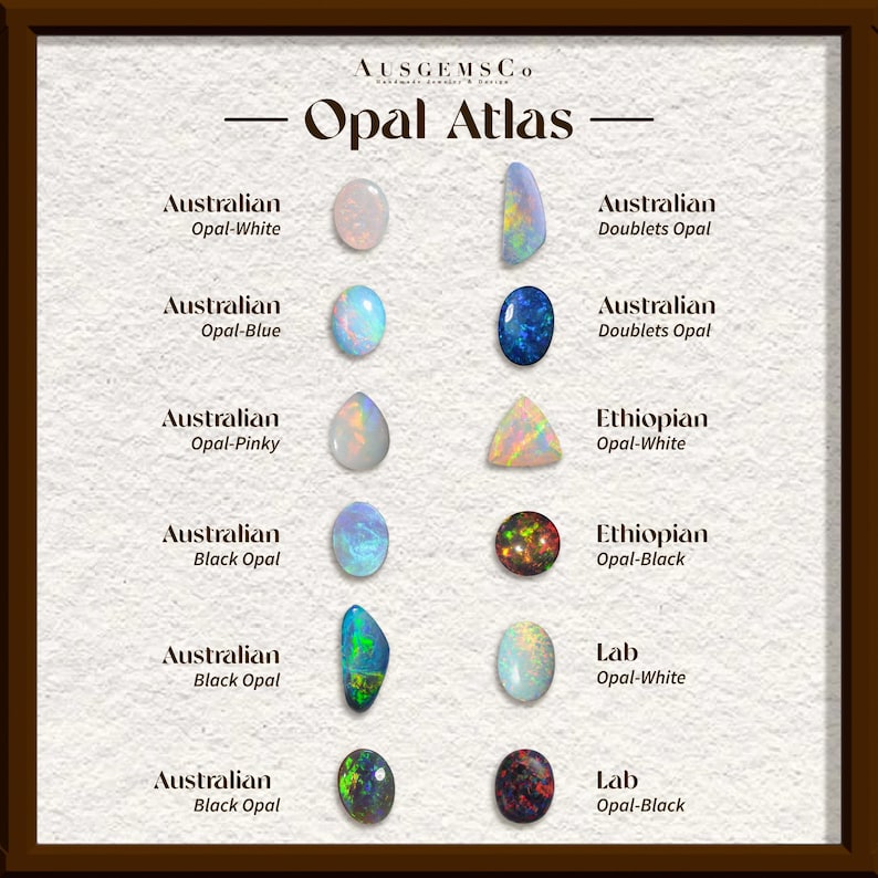 Vintage Natural Australian Opal Engagement Ring Oval Cut Fire Opal ...