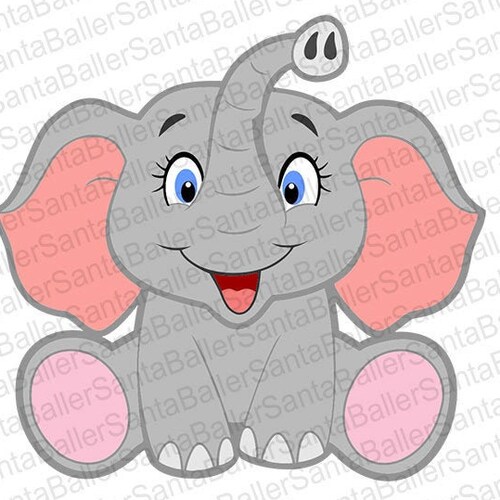 Baby Elephant SVG Bundle Layered Cut Files for Cricut - Etsy