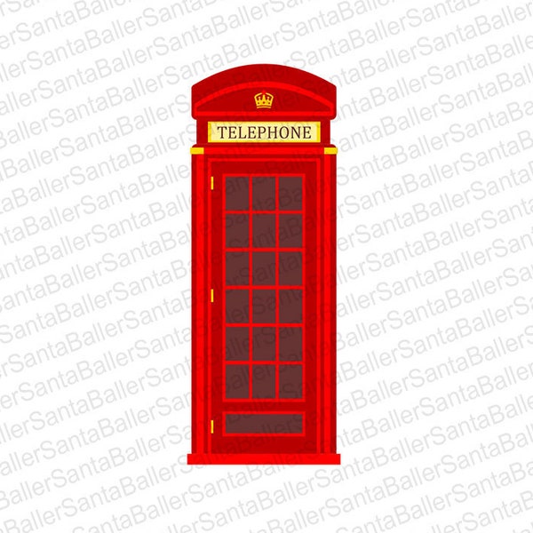 Red Telephone Box - Etsy
