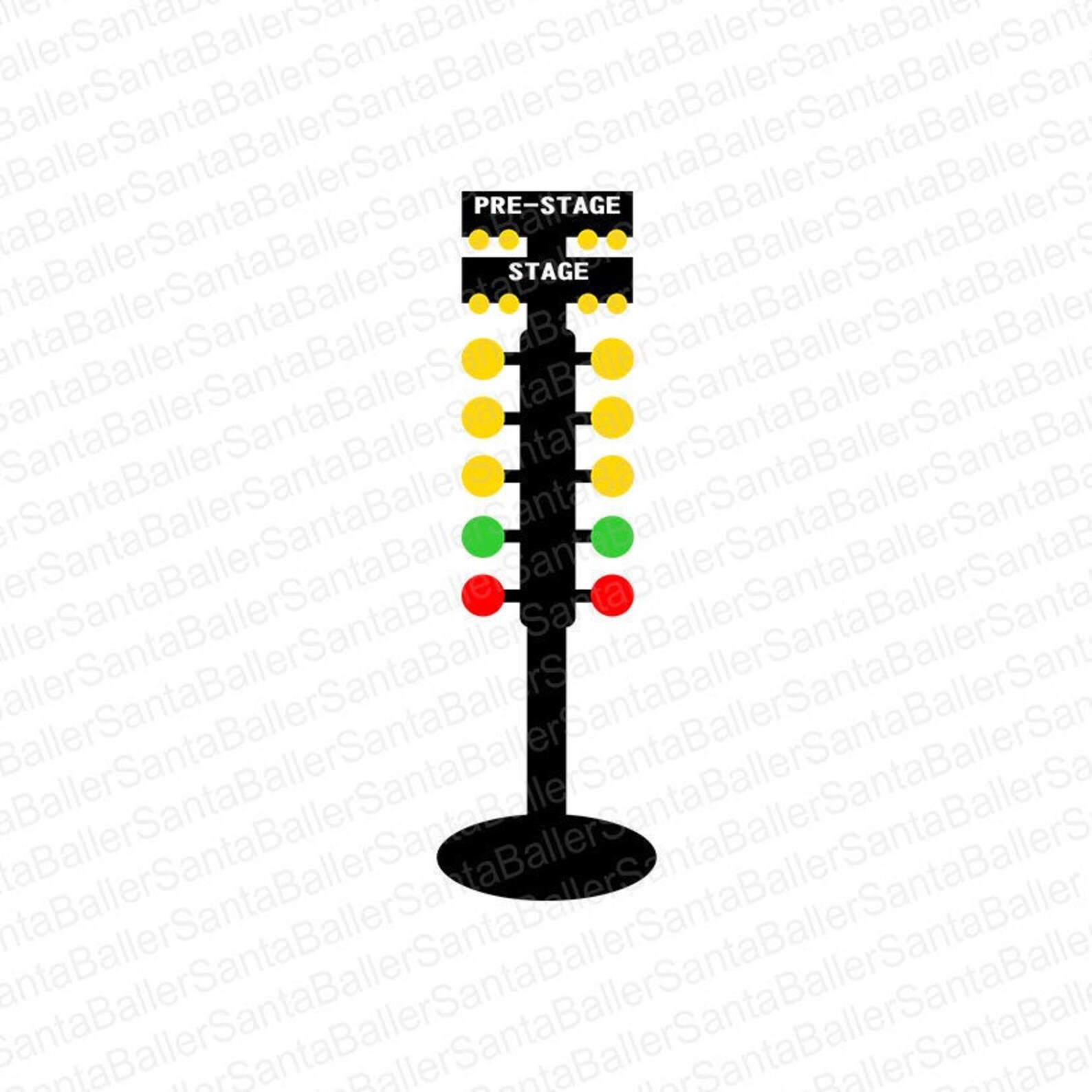 Drag Racing Christmas Tree SVG and PNG Files - Etsy