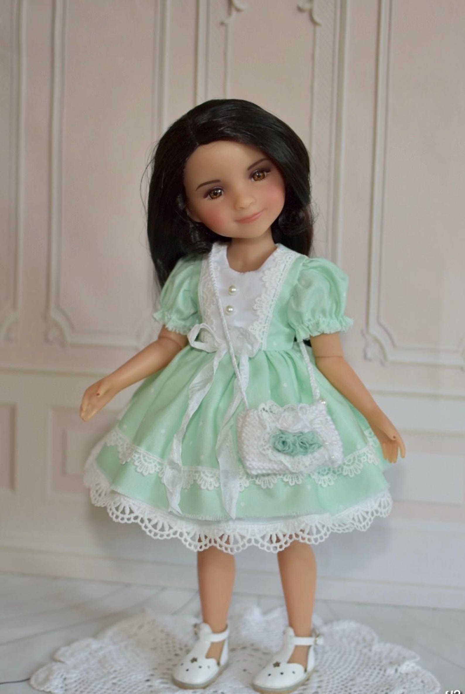 WW Doll Clothes, Wellie Wishers Outfit , RRFF Ruby Red Dress,underskirt ...