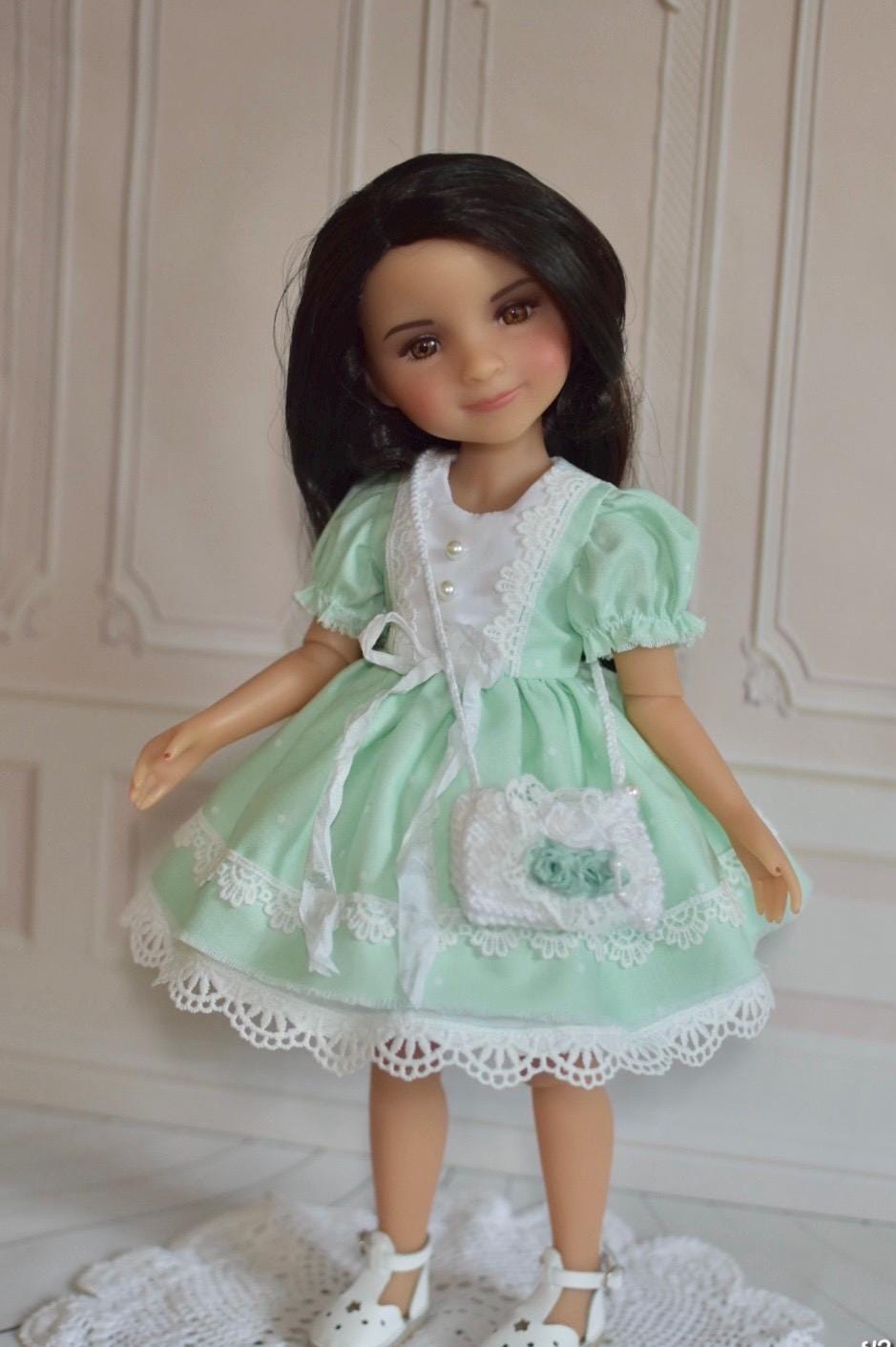 WW Doll Clothes, Wellie Wishers Outfit , RRFF Ruby Red Dress,underskirt ...