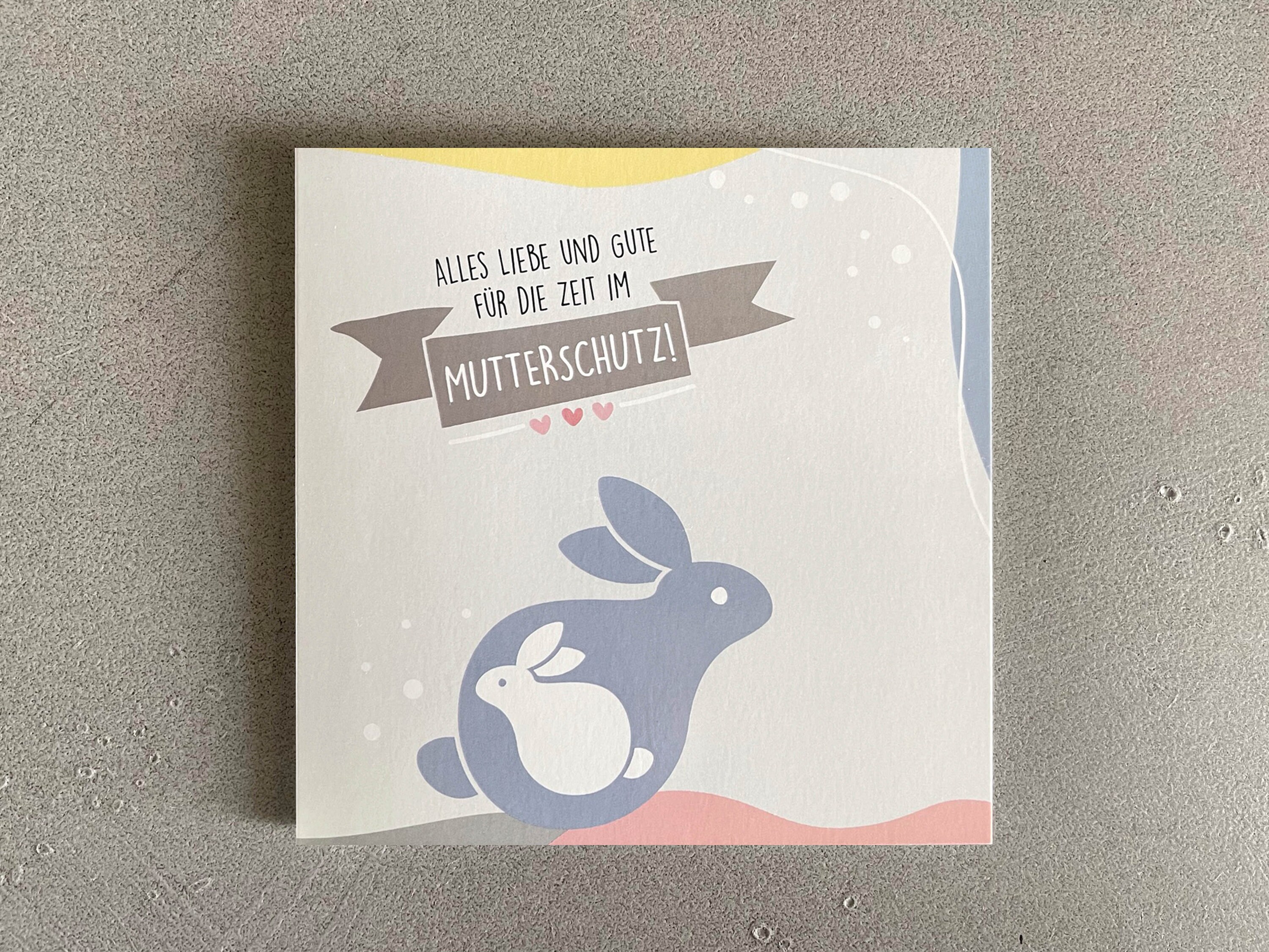 Grußkarte zum Abschied in den Mutterschutz / in die Babypause | Etsy