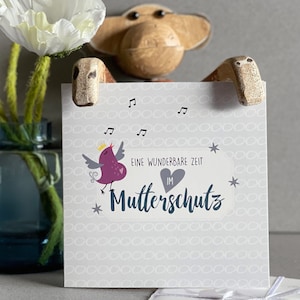 Grußkarte zum Abschied in den Mutterschutz / in die Babypause - Etsy.de