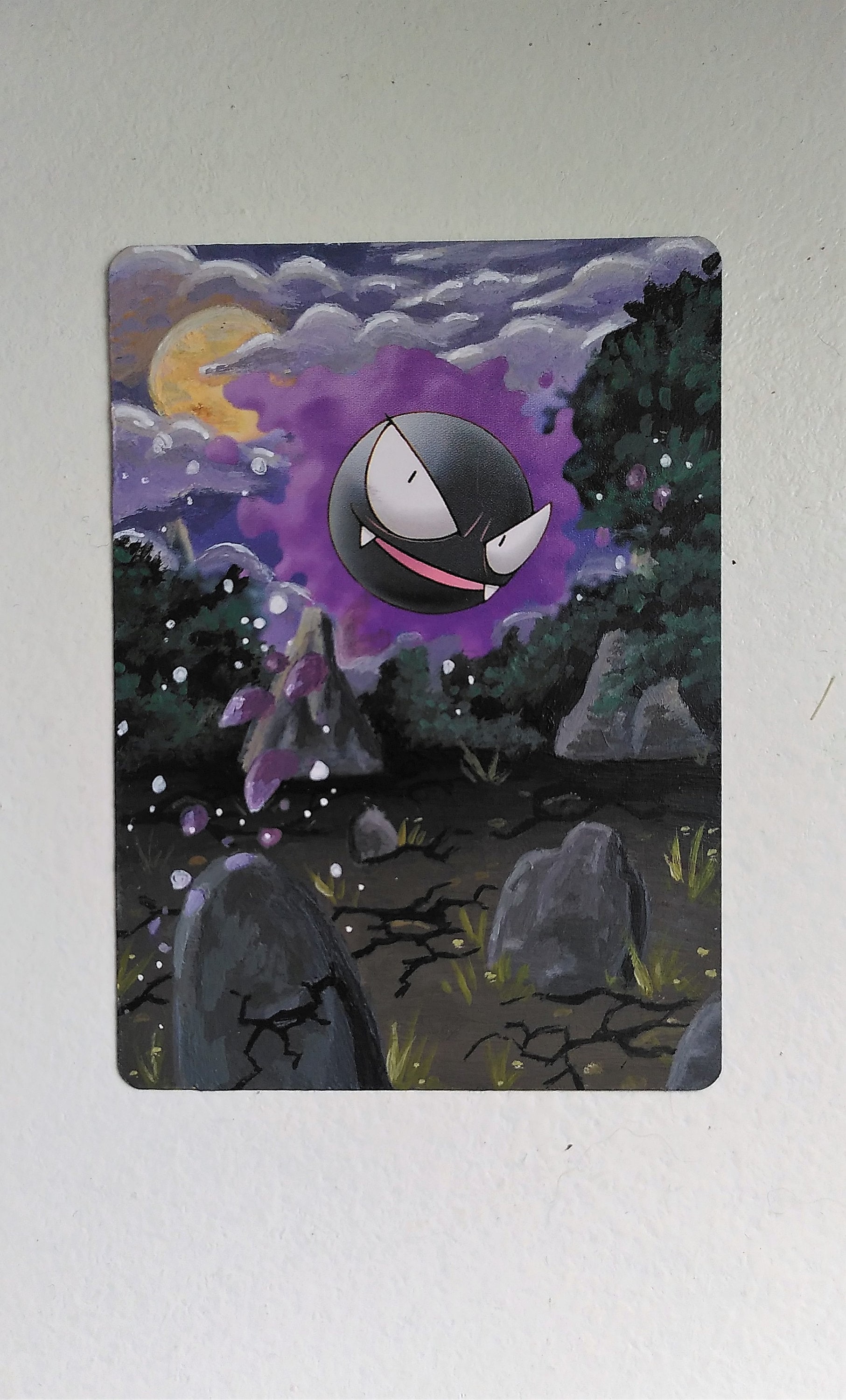 Gastly Pokemon Card Art