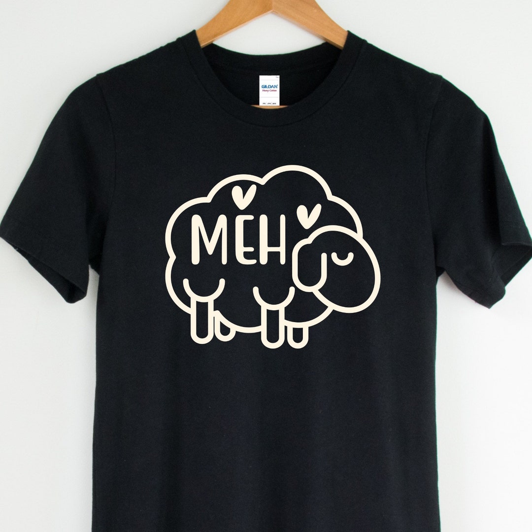 Funny Sheep Shirt, Meh Shirt, Sheep Farmer Shirt, Sheep Farming Shirt ...