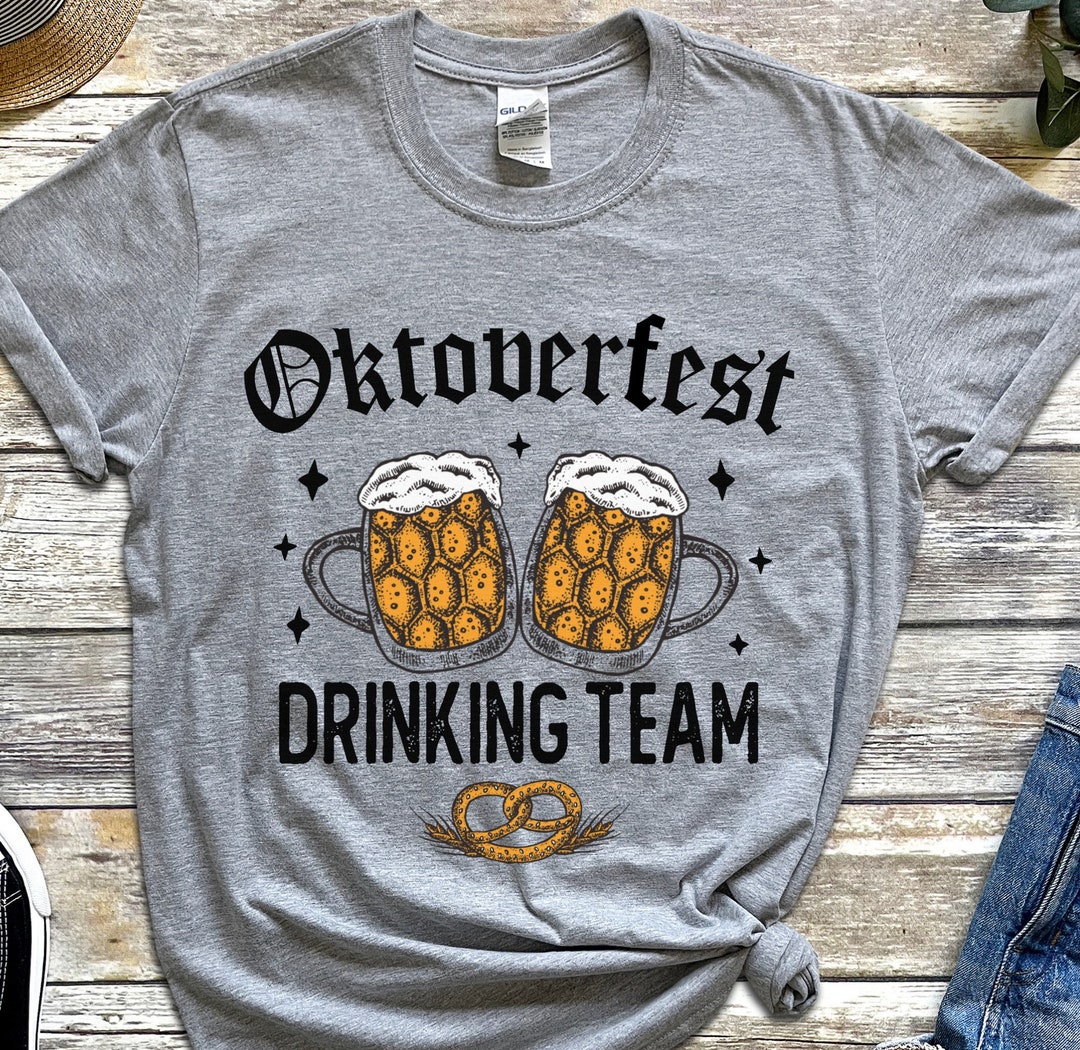 Oktoberfest Drinking Team Shirts, Oktoberfest Group Shirts, Funny ...