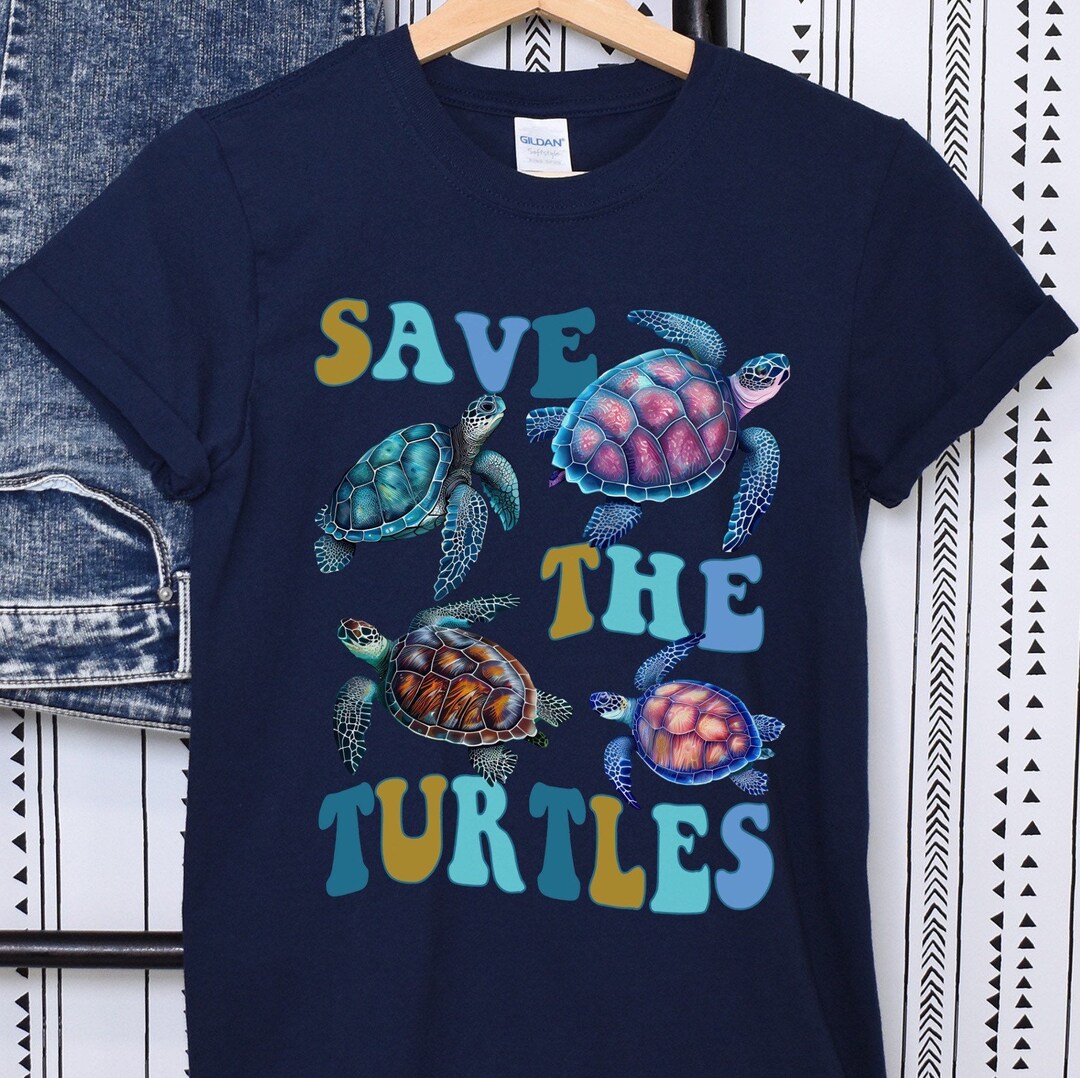 Sea Turtle Shirt, Save the Turtles Shirt, Sea Turtle Lover Gifts, Beach ...