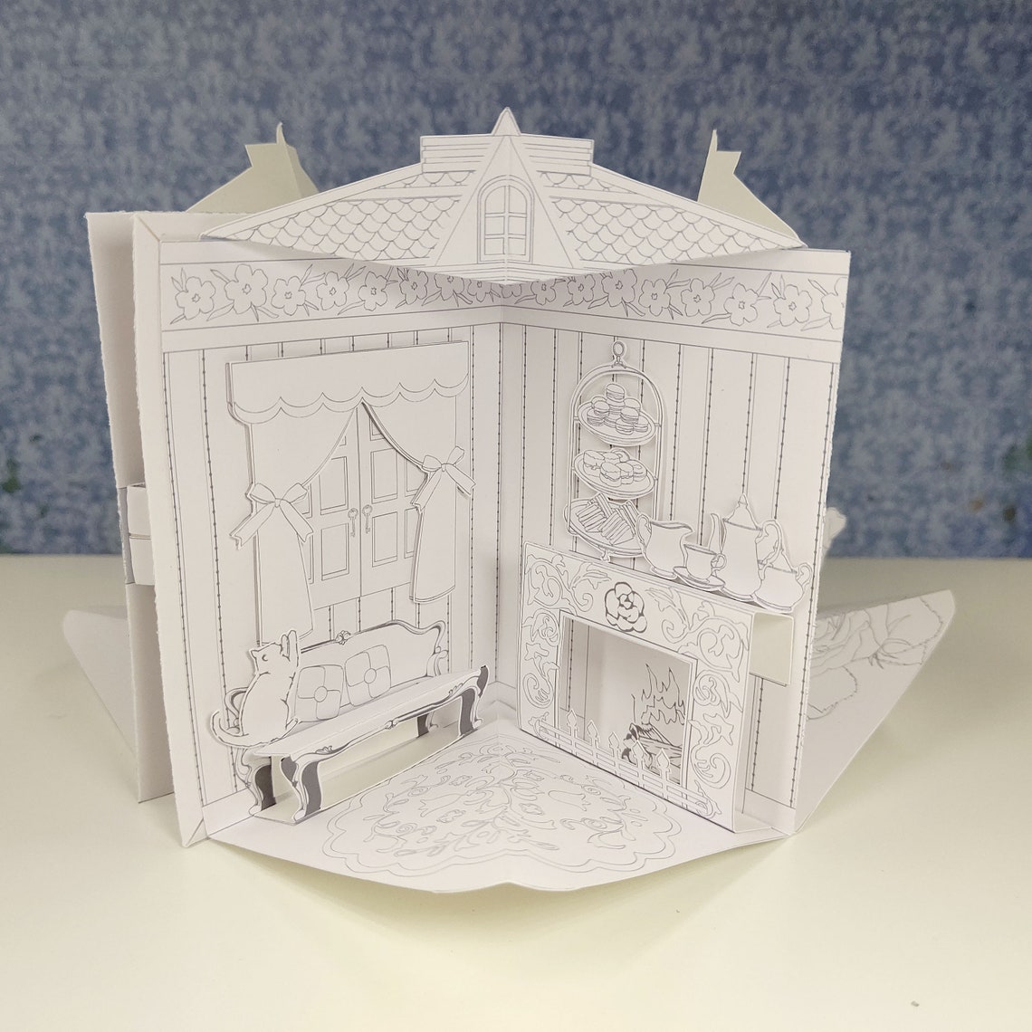 Download Coloring book typeminiature POP-UP book | Etsy