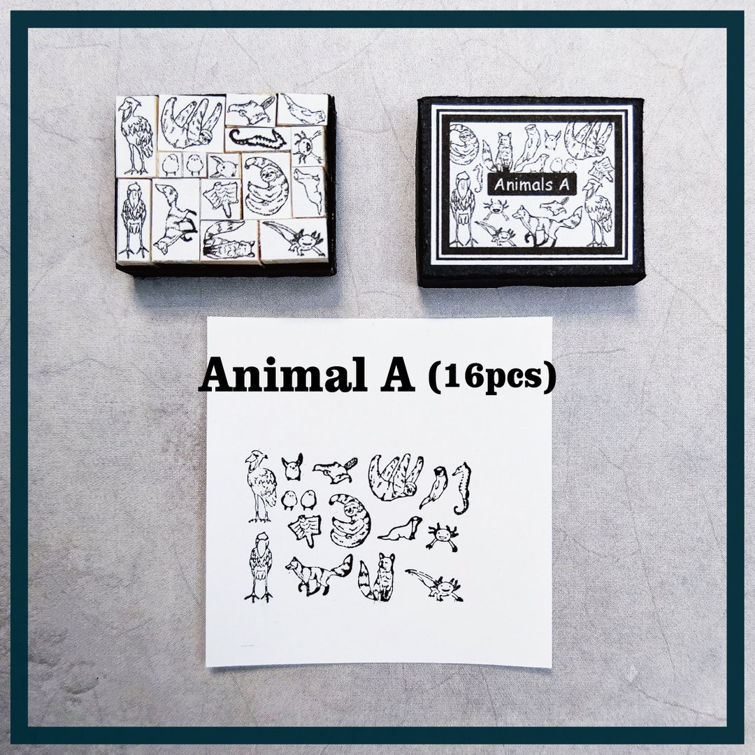 Stamp Set [animal A] - Etsy