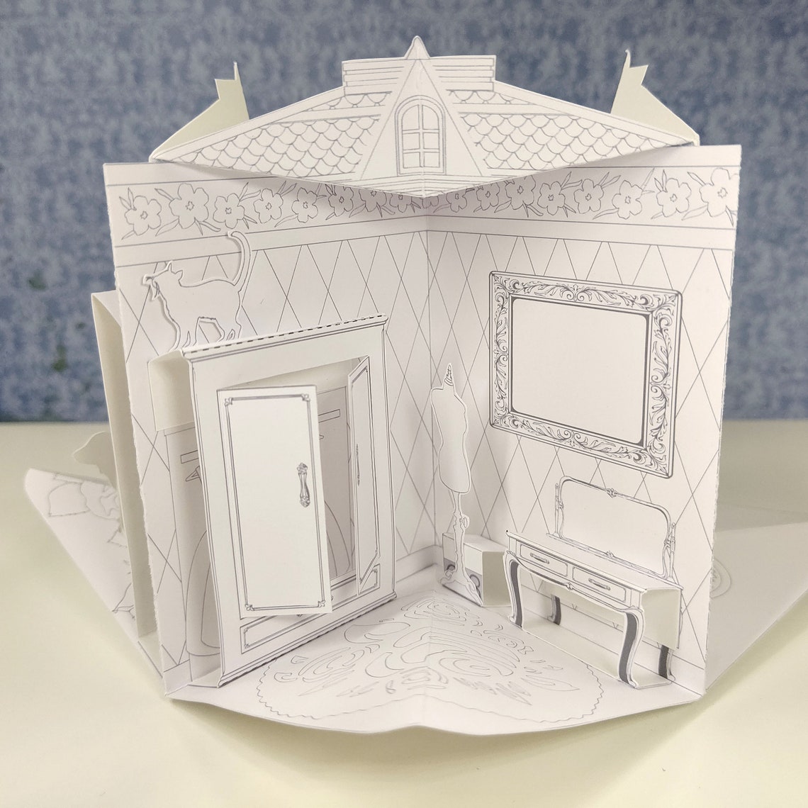 Download Coloring book typeminiature POP-UP book - Etsy Österreich