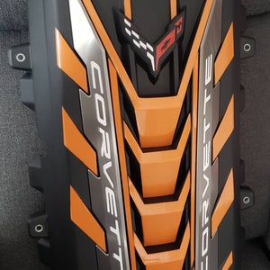 C8 Corvette Engine Cover Decals Package (stickers Only) - Etsy