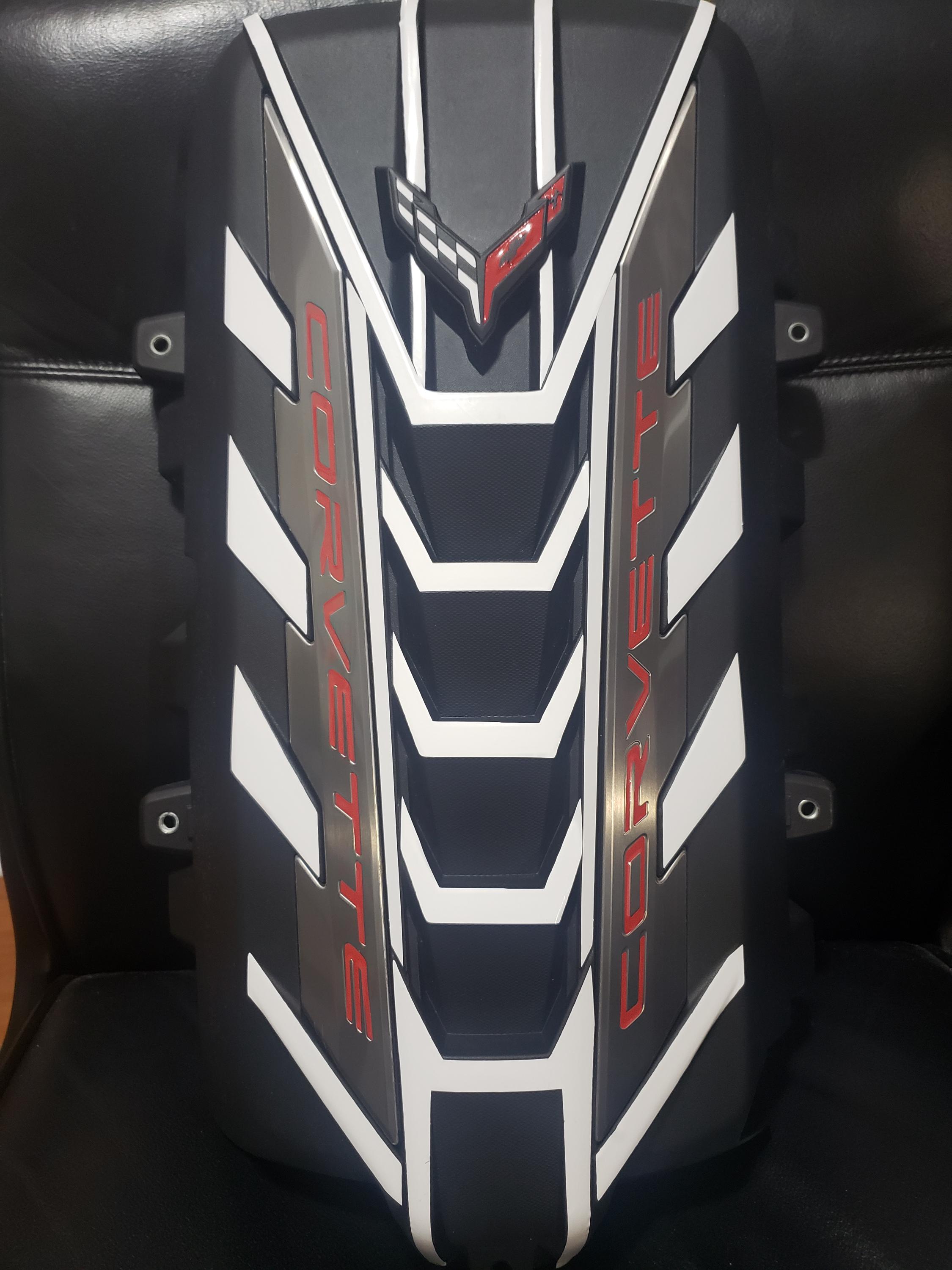 C8 Corvette Letters Over Lay for Engine Covers - Etsy