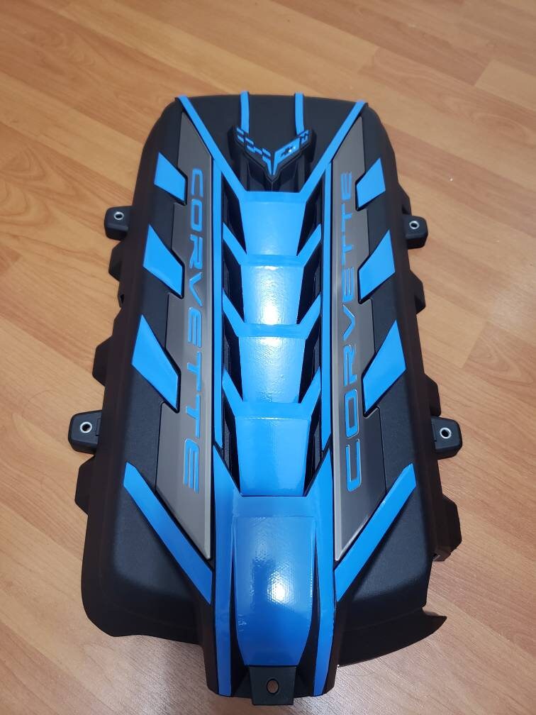 C8 Corvette Engine Cover Decals Package (stickers Only) - Etsy