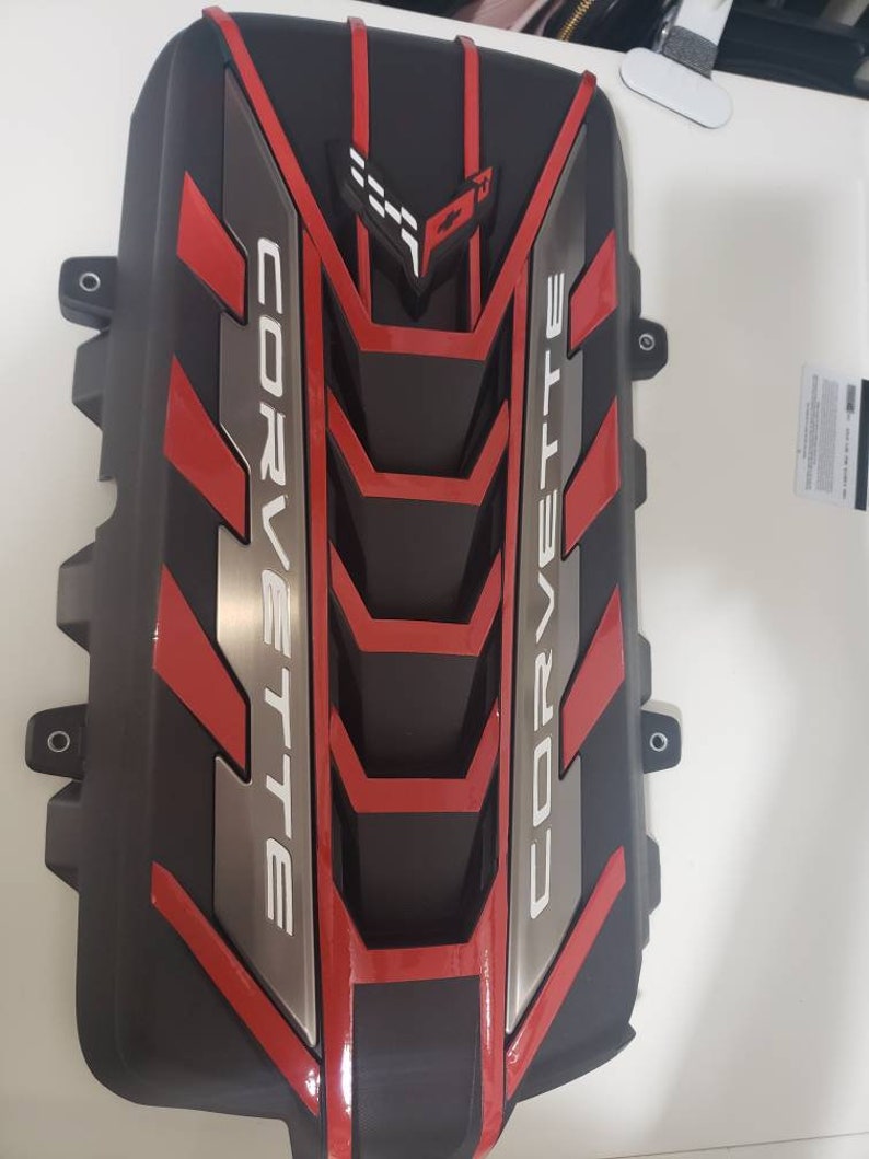 C8 Corvette Engine Cover Decals Package (stickers Only) - Etsy