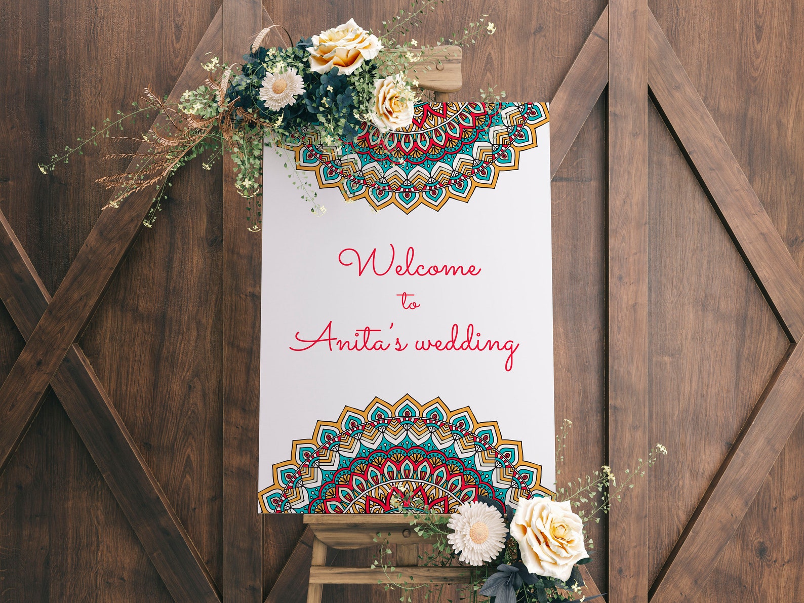 Wedding welcome Celebration Print Indian wedding Welcome | Etsy