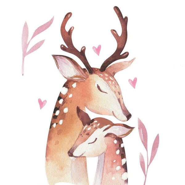 Buck and Doe Pattern - Etsy