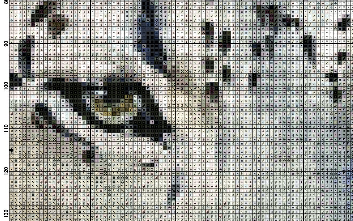 Snow Leopard Couple Wild Cats Counted Cross Stitch Pattern - Etsy